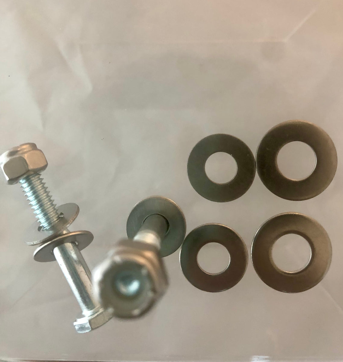 NordicTrack Ski Machine Stainless Steel STABILIZER HARDWARE UPGRADE; B